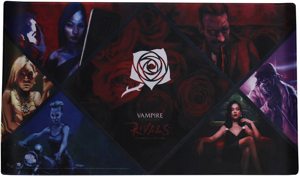 Vampire: The Masquerade Rivals Toreador Playmat and Token Bag - Gamers@Hart