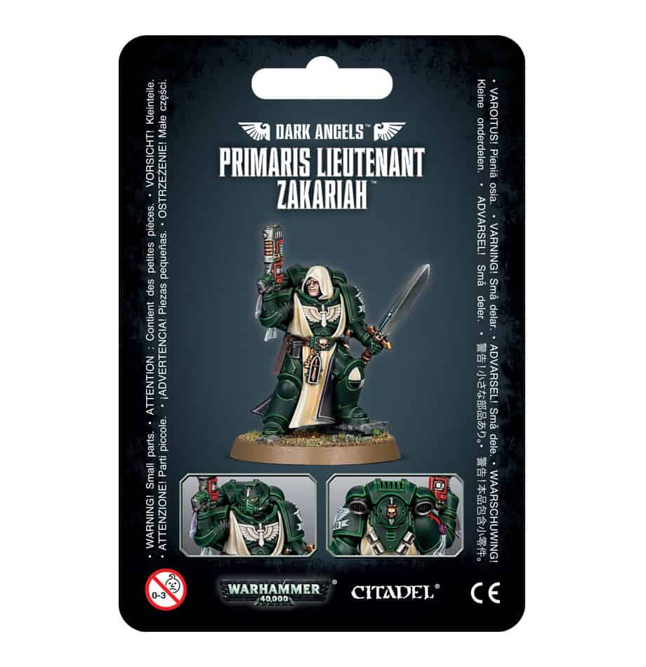 Warhammer 40k: Dark Angels Primaris Lieutenant Zakariah - Gamers@Hart