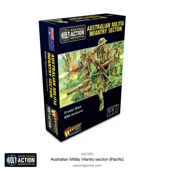 Bolt Action: Australian militia infantry section (Pacific) - Gamers@Hart