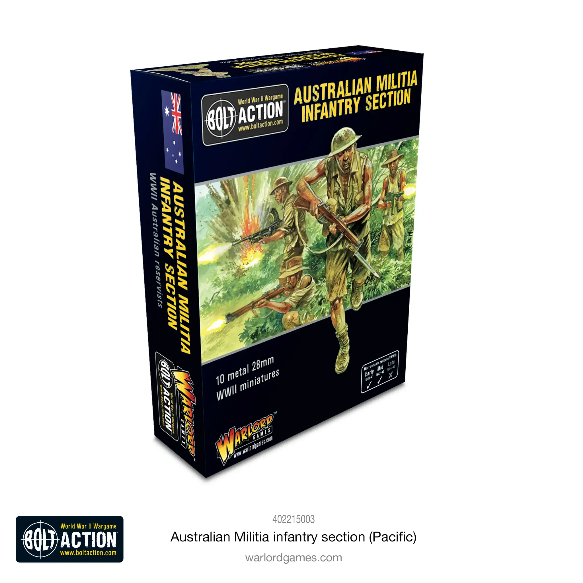 Bolt Action: Australian militia infantry section (Pacific) - Gamers@Hart